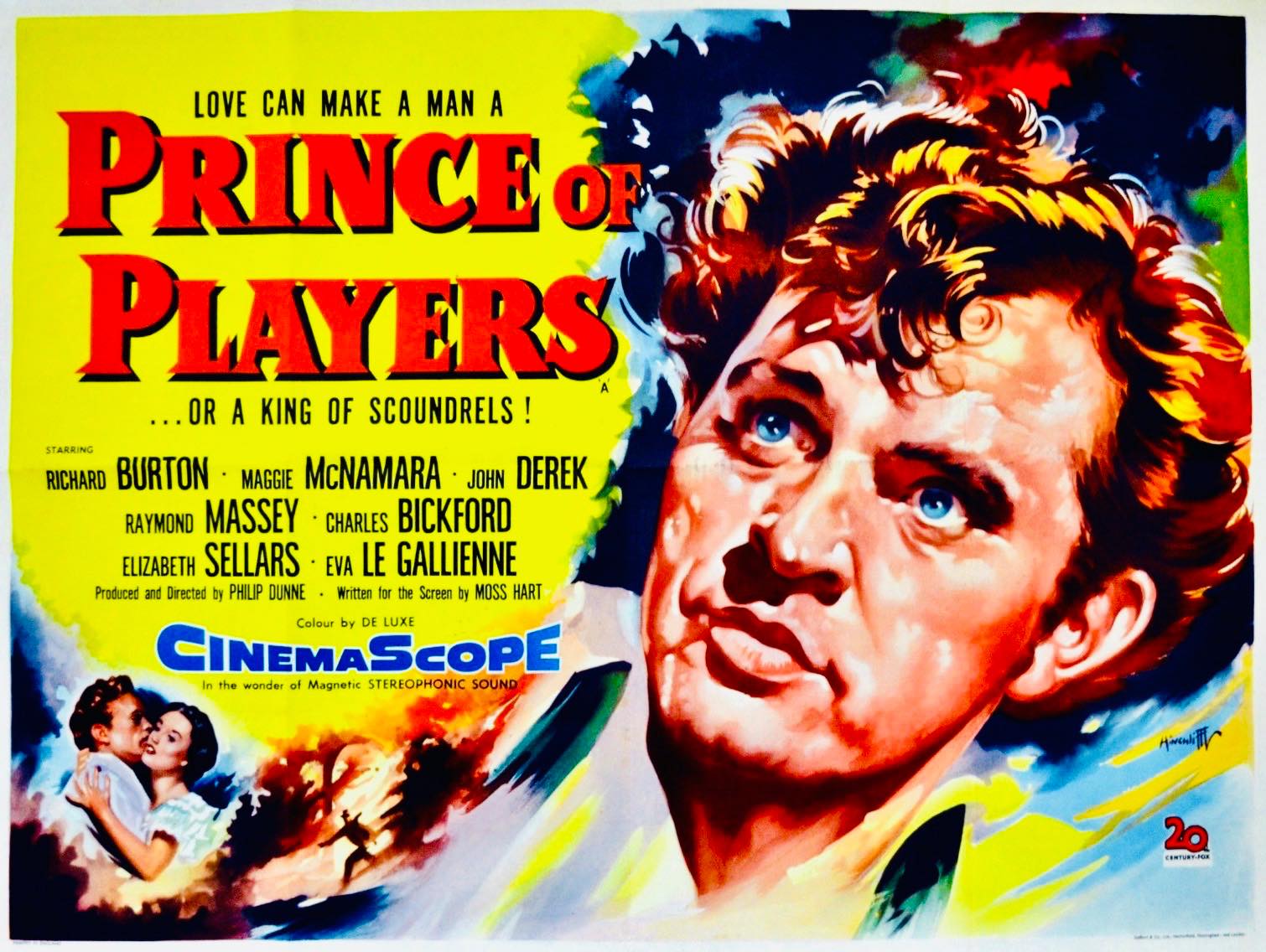 Solve PRINCE OF PLAYERS - 1955 MOVIE POSTER - RICHARD BURTON, MAGGIE ...