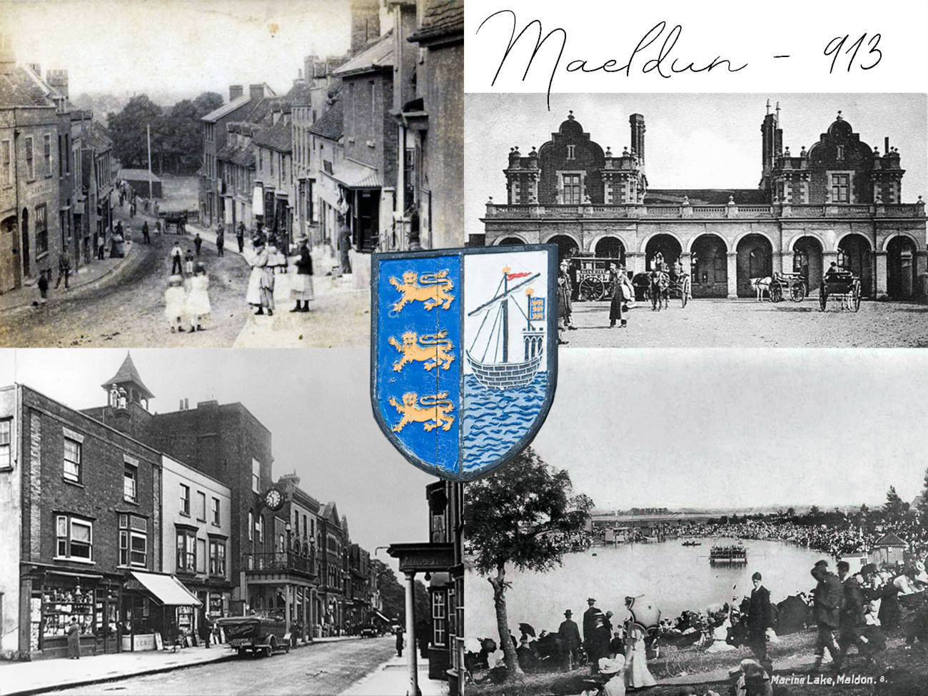 Solve Maldon: Village Sign puzzle jigsaw puzzle online with 130 pieces