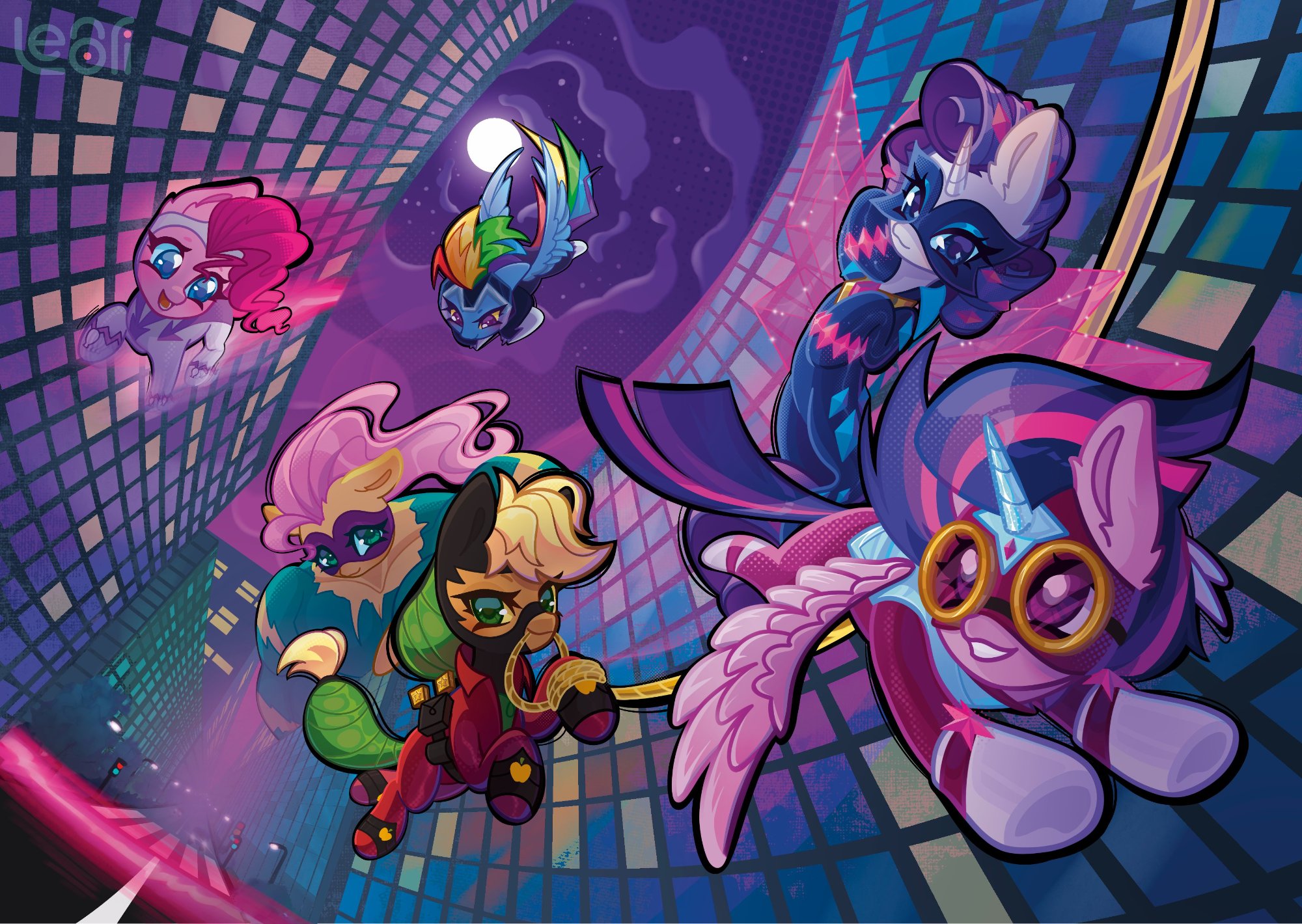 Solve Power Ponies Together! ⚡️ jigsaw puzzle online with 88 pieces