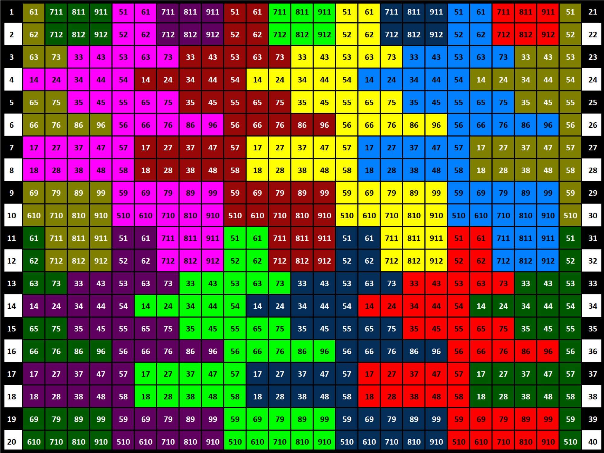 Jigsaw Puzzle | 540 pieces | Number 162 tessellation | Jigidi