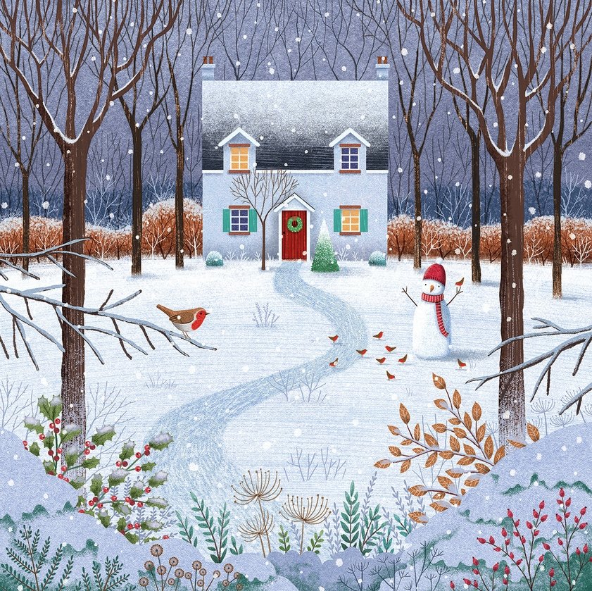 Solve December Evening jigsaw puzzle online with 81 pieces