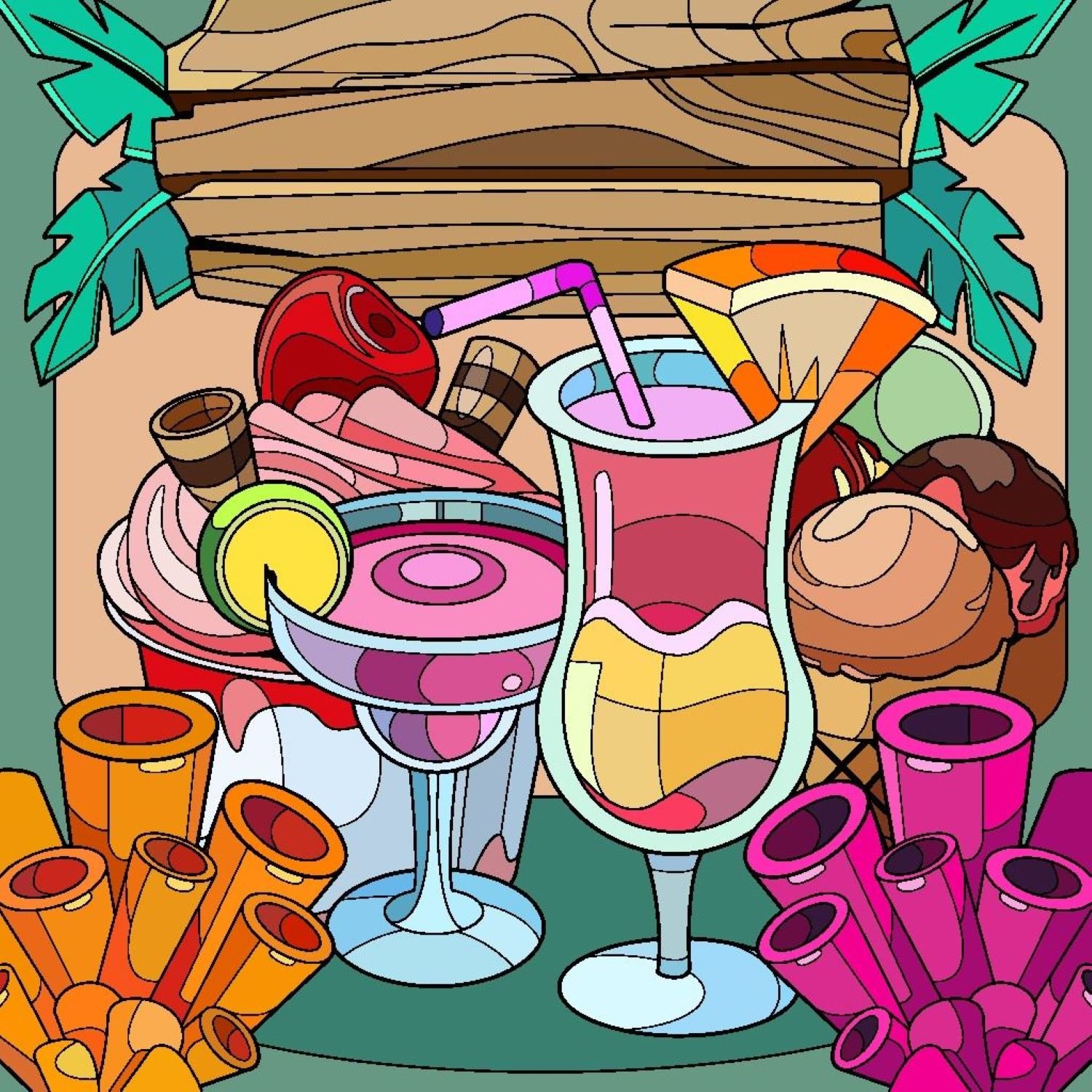 Solve Bold & Bright Colors Series jigsaw puzzle online with 306 pieces