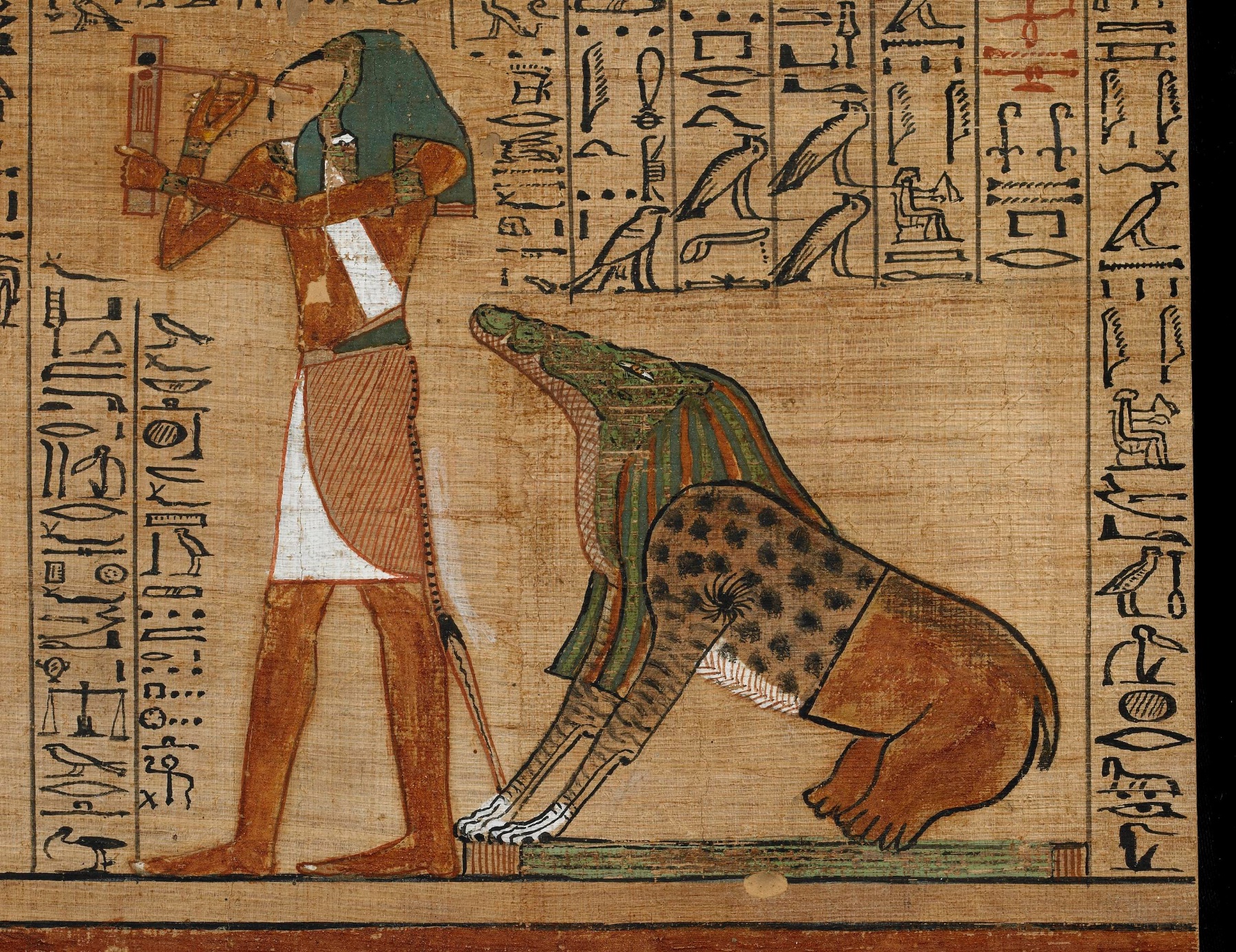 Solve Papyrus of Ani, Thoth, with Ibis Head, Notes Results of Test ...