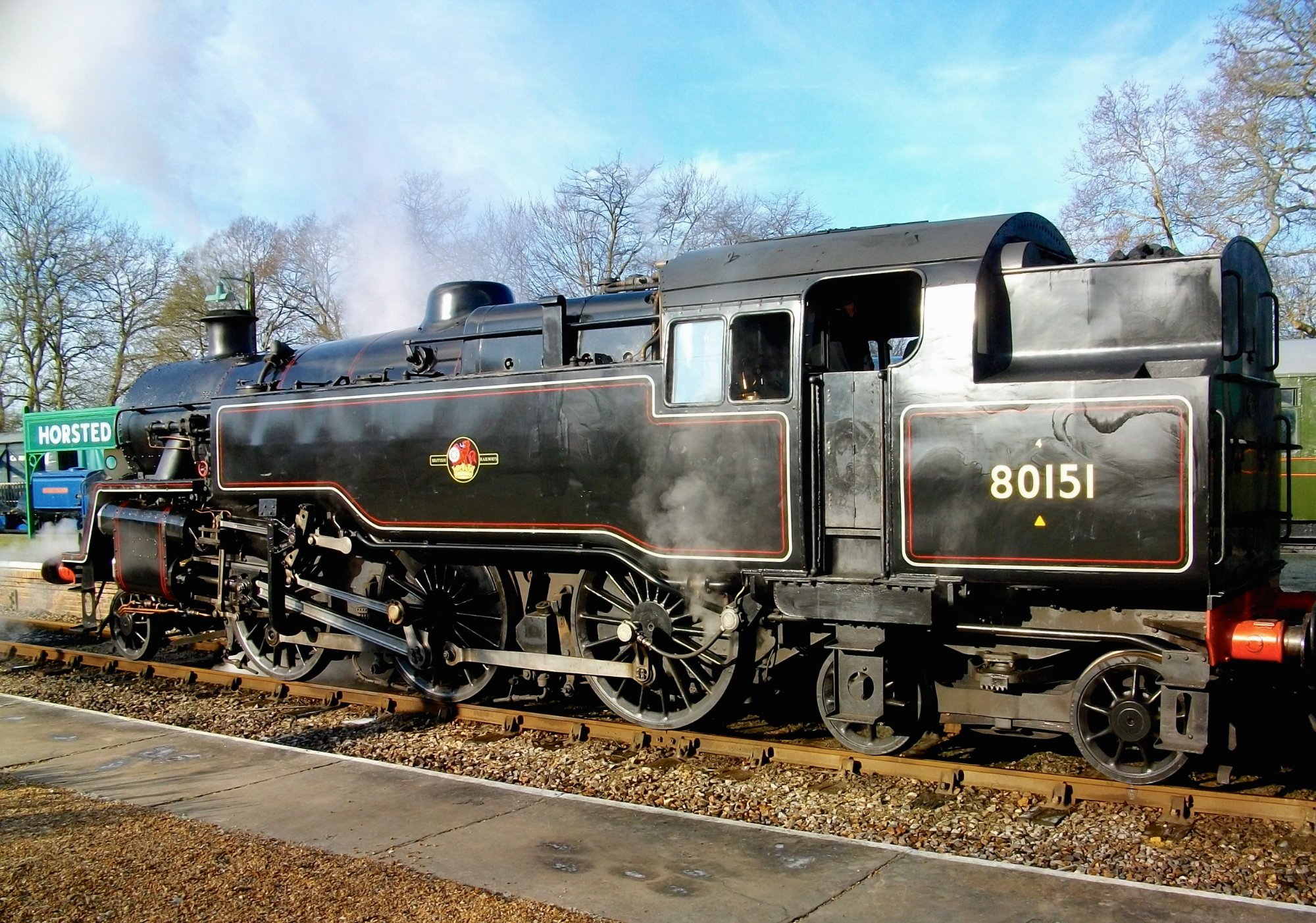 Solve BR Standard Class 4MT 2-6-4T 80151 at Horsted Keynes. jigsaw ...