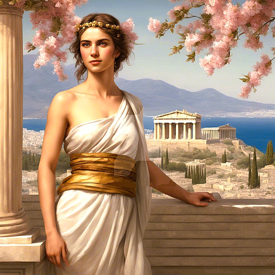 Solve Athena, ancient Greek Goddess. jigsaw puzzle online with 144 pieces