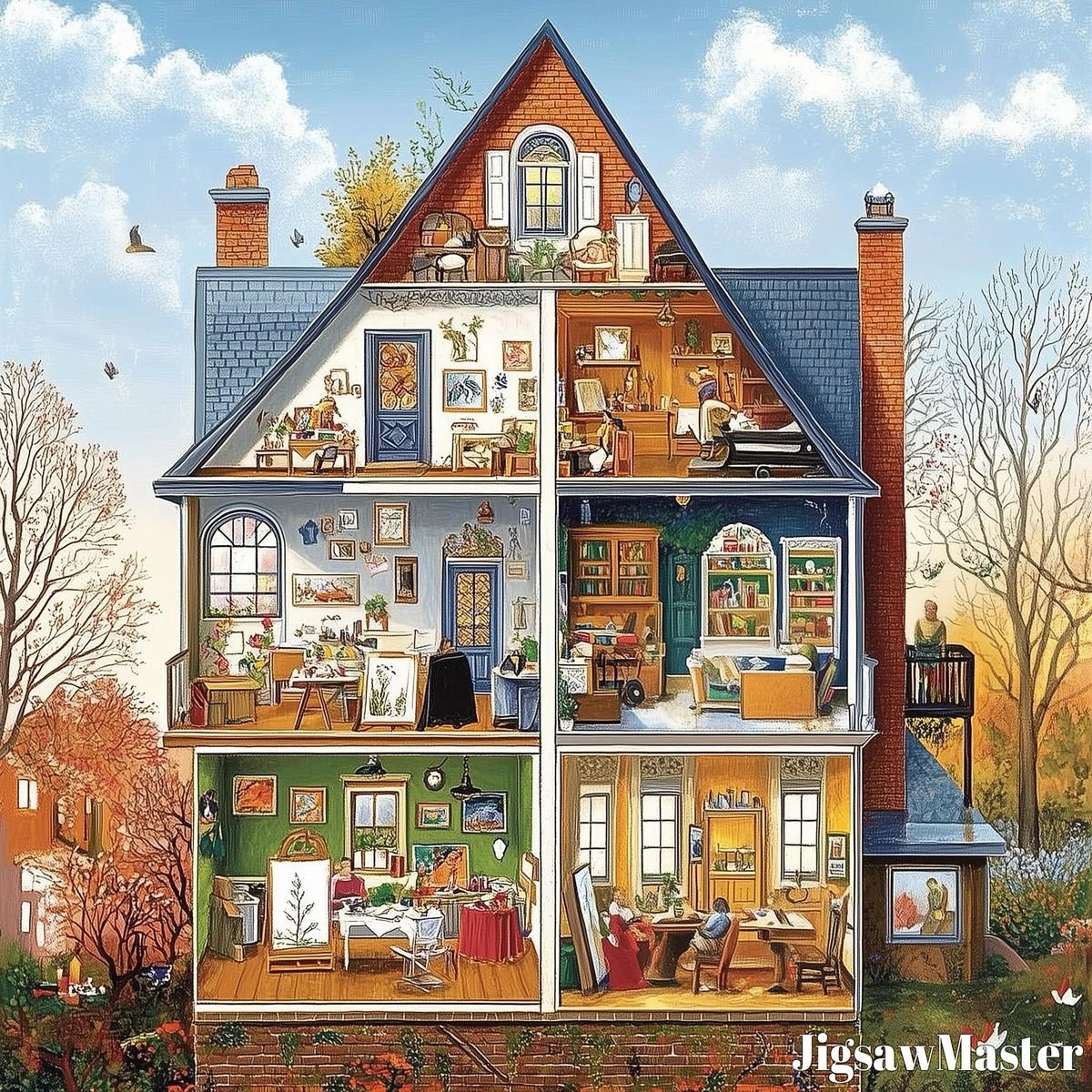 Solve Home from the Inside jigsaw puzzle online with 144 pieces