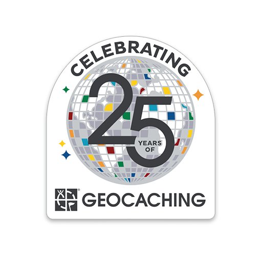 Solve Geocaching 25 years jigsaw puzzle online with 49 pieces