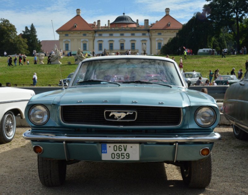 Solve Ford Mustang, veterán jigsaw puzzle online with 42 pieces