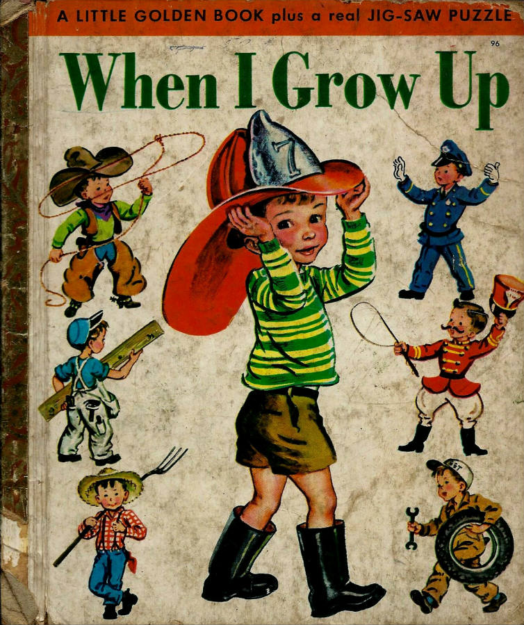 Solve When I Grow Up- A Little Golden Book for Labor Day in USA jigsaw ...