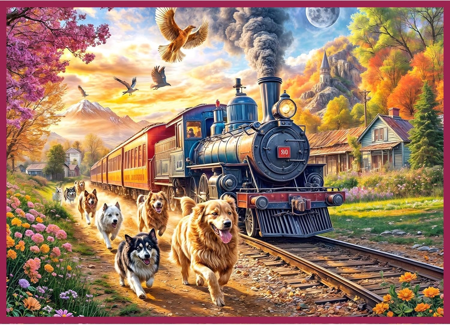 Solve Train Track jigsaw puzzle online with 352 pieces