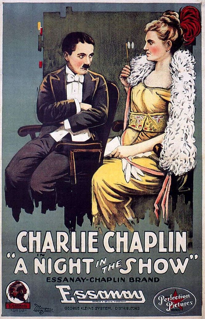 Solve Charlie Chaplin A night in the Show jigsaw puzzle online with 104 ...