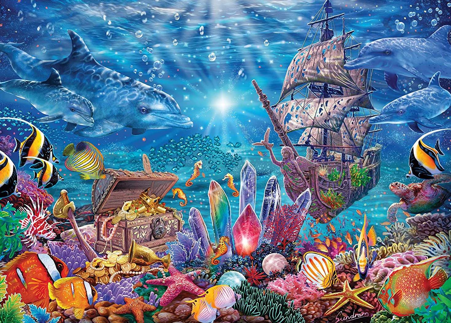 Solve Sunken Ship #1 jigsaw puzzle online with 88 pieces