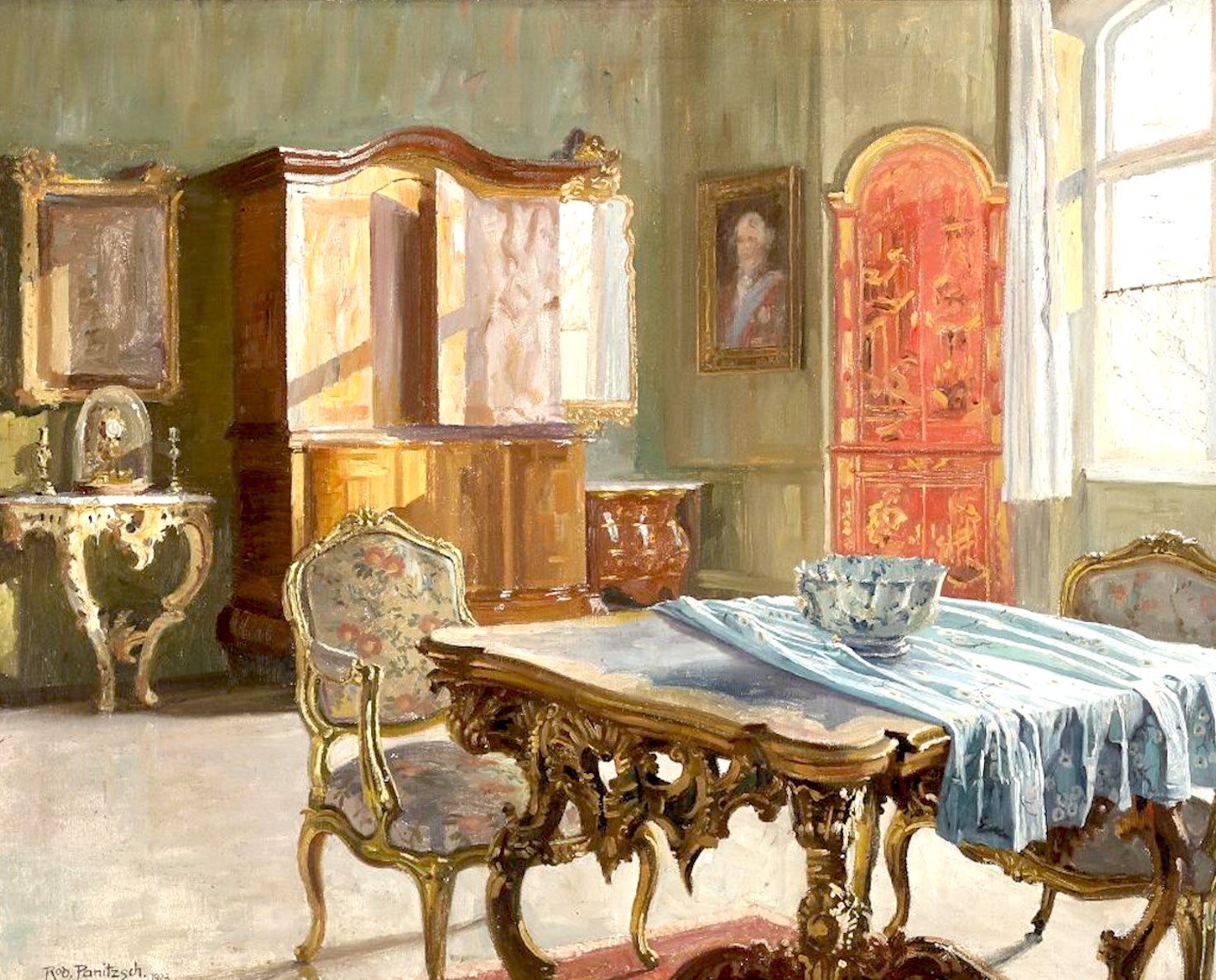 Solve Robert Panitzsch (Danish, 1879–1949), A Sunny Interior (1923 ...