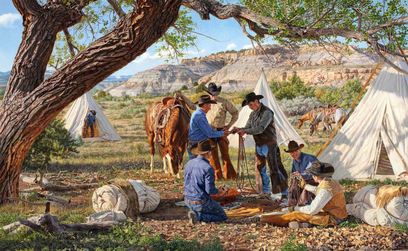 Solve "Trading Treasures" by Tim Cox jigsaw puzzle online with 294 pieces