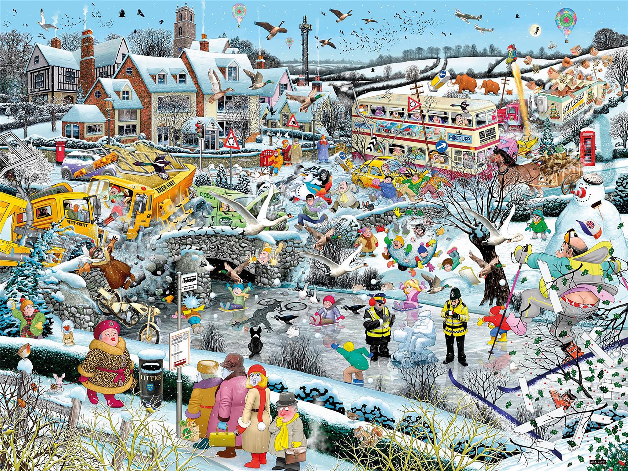 Solve I Love Winter jigsaw puzzle online with 352 pieces