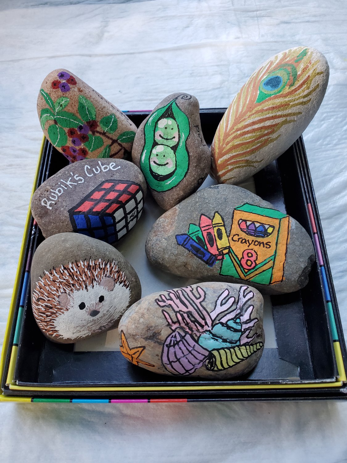 Solve Painted Rocks jigsaw puzzle online with 108 pieces