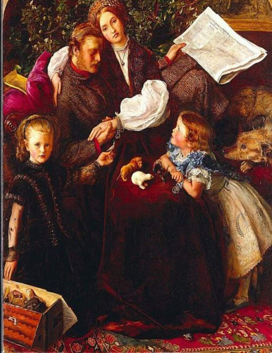 Solve Peace Concluded (1856). John Everett Millais (English, 1829-1896 ...
