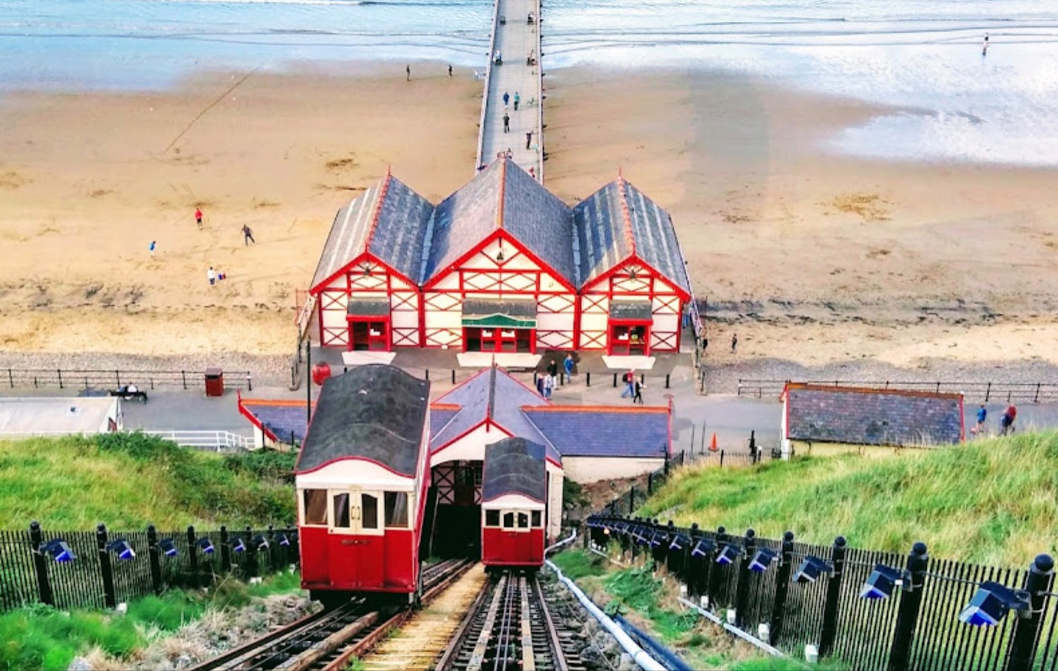 Solve Saltburn Lift Tramway, North Yorks. UK. jigsaw puzzle online with ...