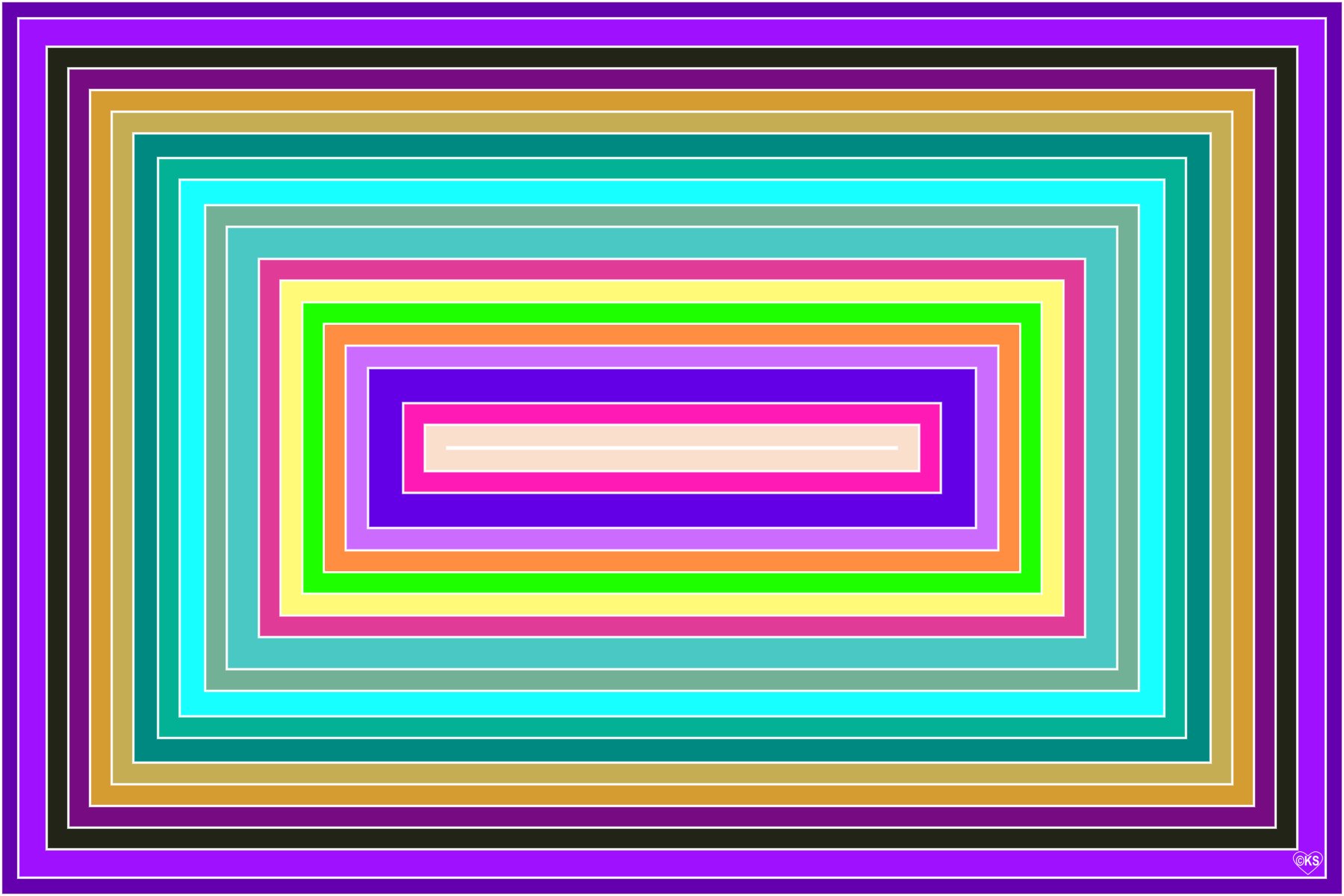 Solve Concentric Rectangles!! ~ M jigsaw puzzle online with 96 pieces