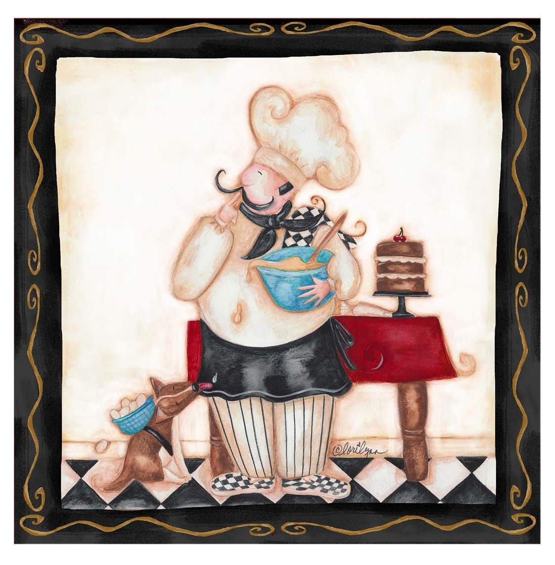 Solve Pastry Chef jigsaw puzzle online with 256 pieces