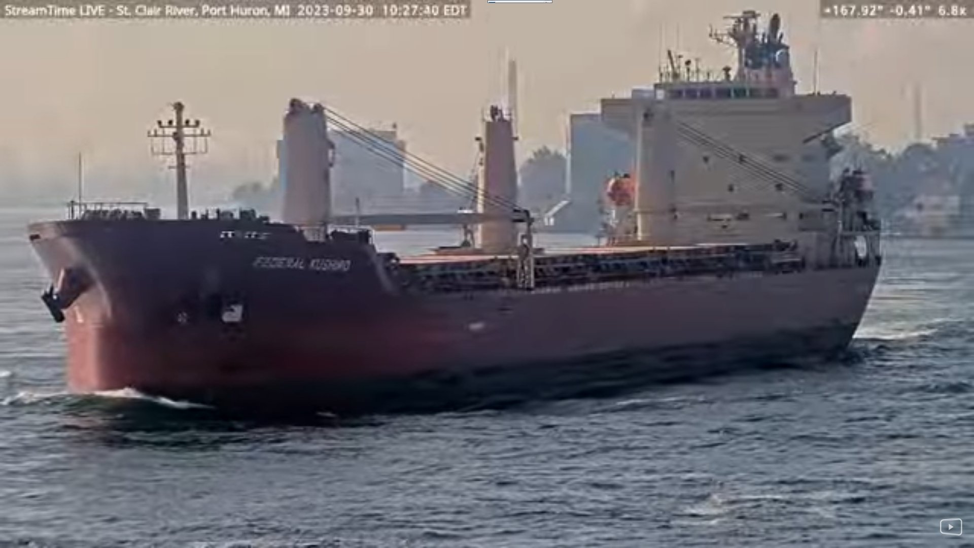 Solve Federal Kushiro - Ocean-Going Freighter - Port Huron, MI (2023-09 ...