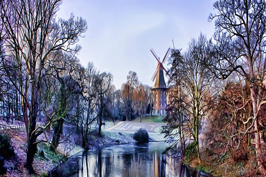 Solve A Moment in Winter jigsaw puzzle online with 216 pieces