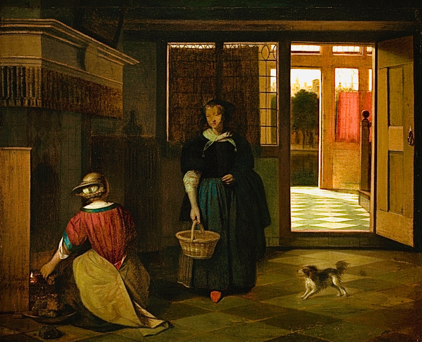Solve Interior of a Dutch house, 1686, Pieter de Hooch (1629-1684 ...