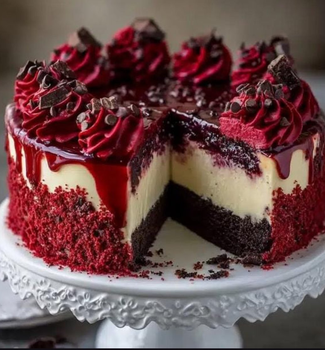 Solve Merry berry cheesecake jigsaw puzzle online with 90 pieces