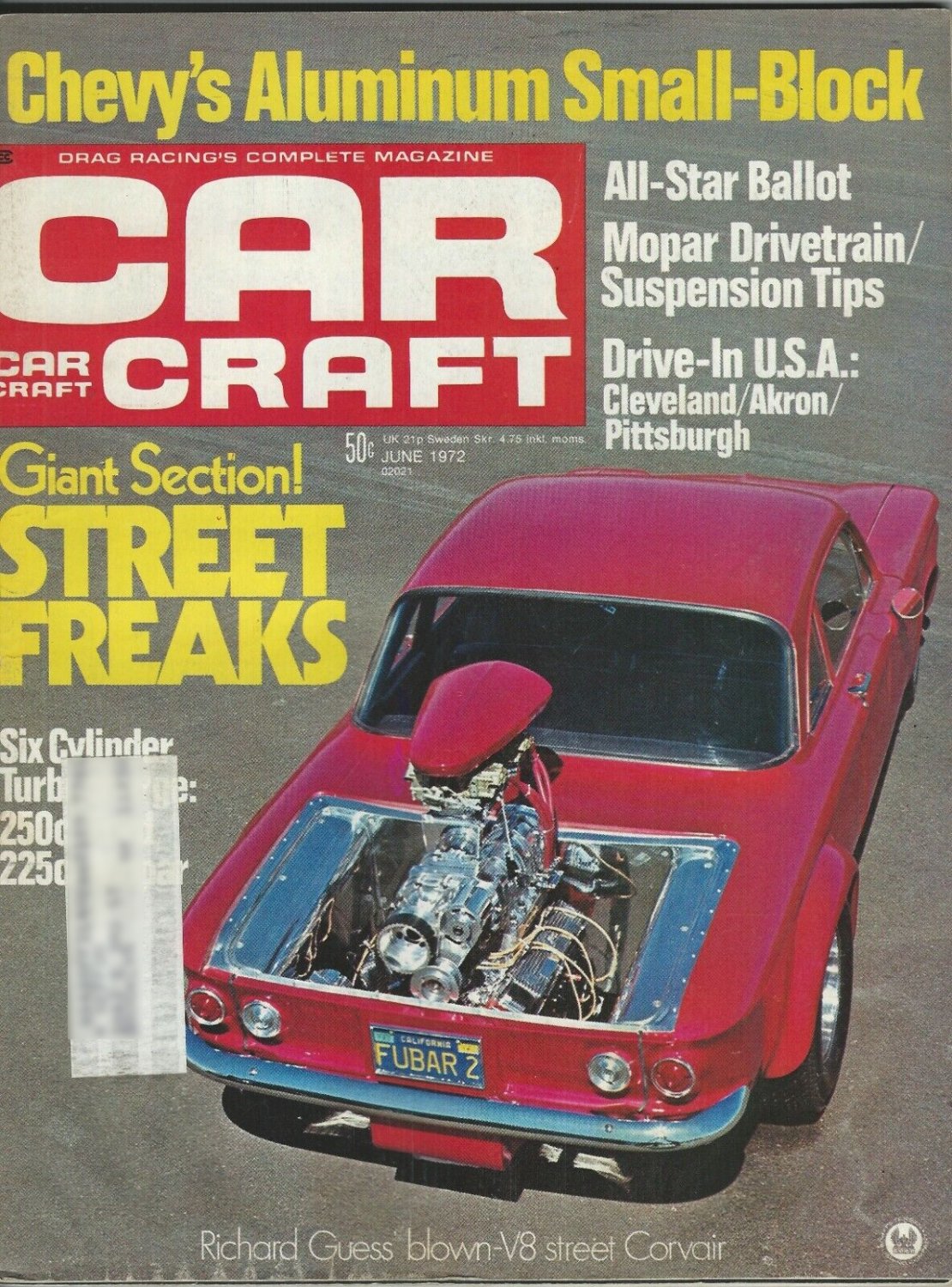Solve 1961 Corv 8 from June 1972 Car Craft magazine jigsaw puzzle ...