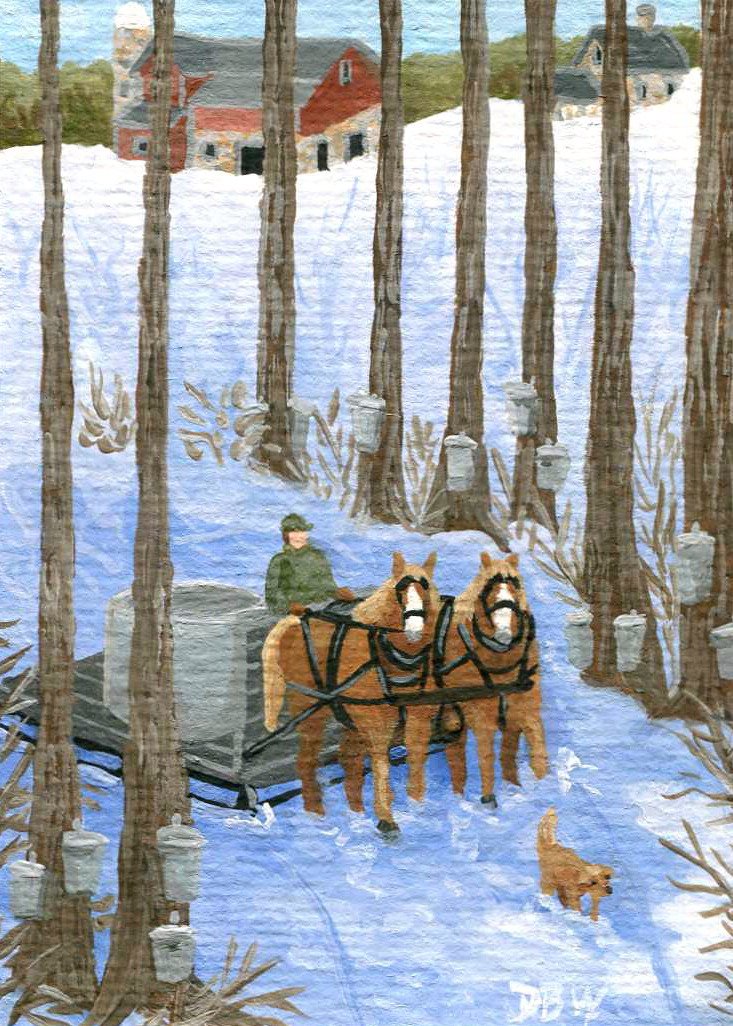 Solve Maple Syrup Time jigsaw puzzle online with 108 pieces