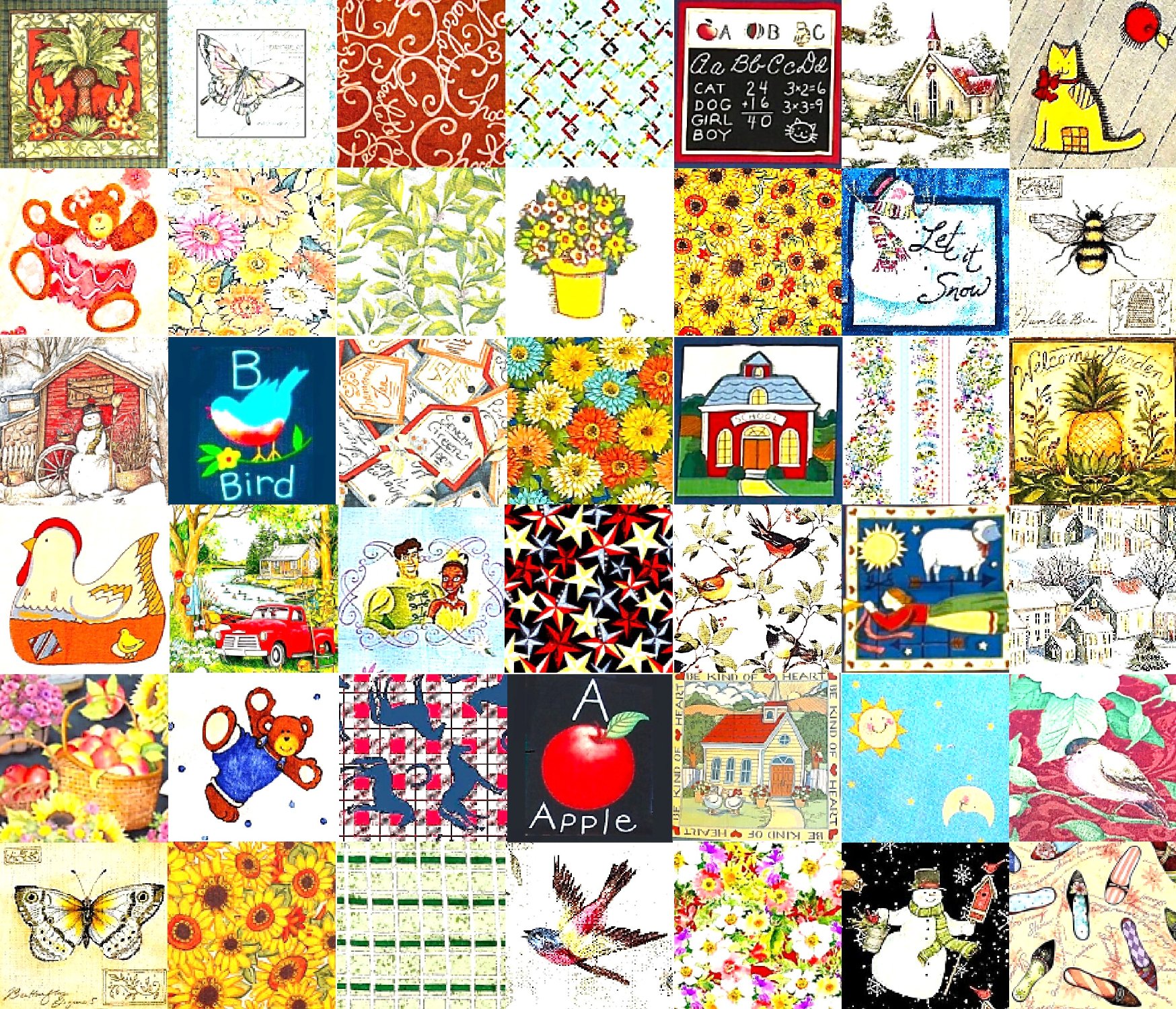 Solve PATCHWORK SUSAN WINGET 9 jigsaw puzzle online with 143 pieces