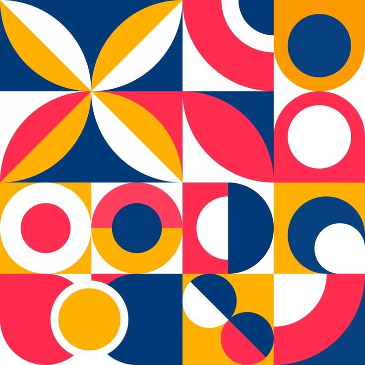 Solve Geometry canvas jigsaw puzzle online with 100 pieces