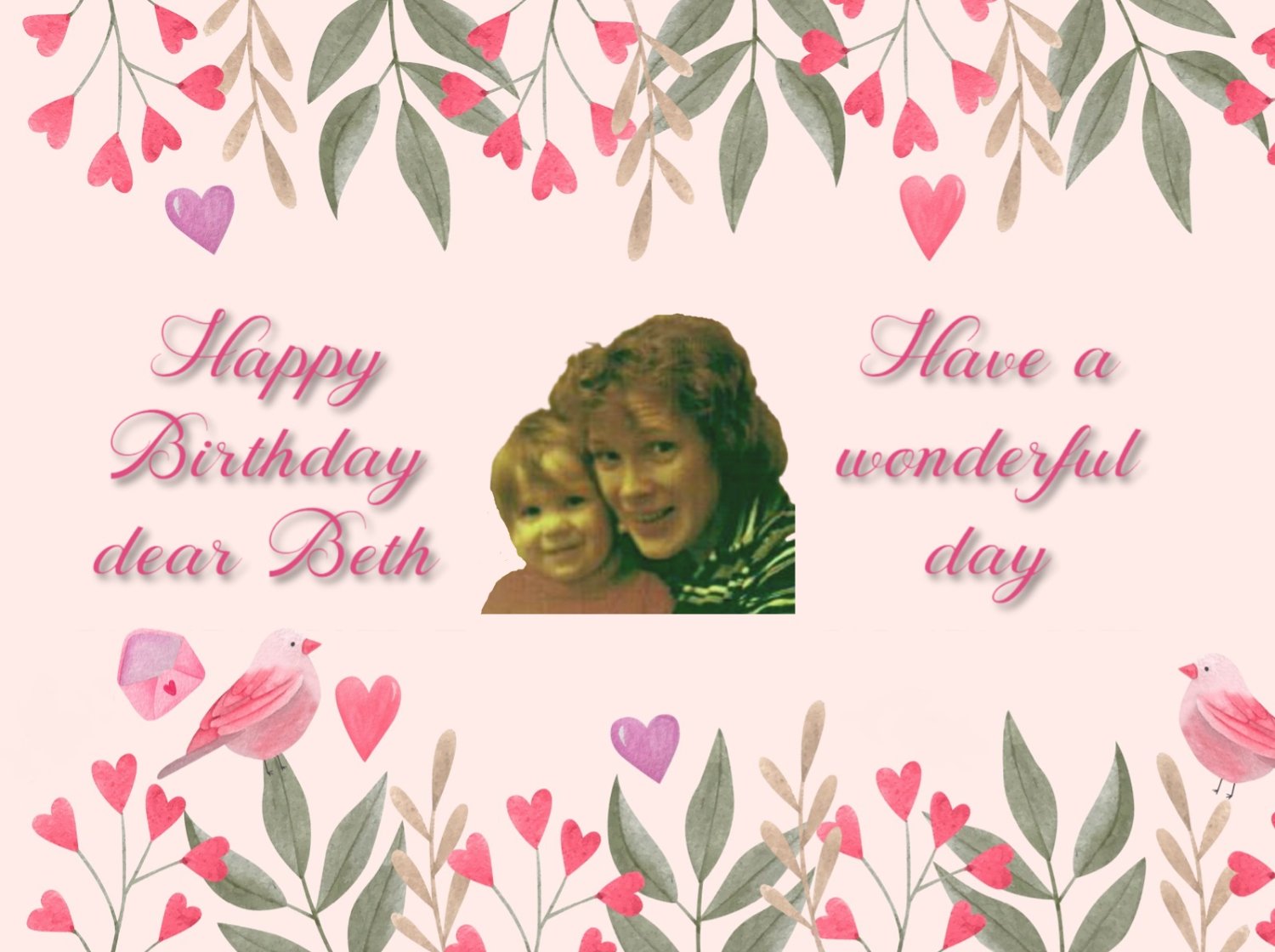 Solve Happy Birthday dear Beth (Ebkrueg) jigsaw puzzle online with 12 ...