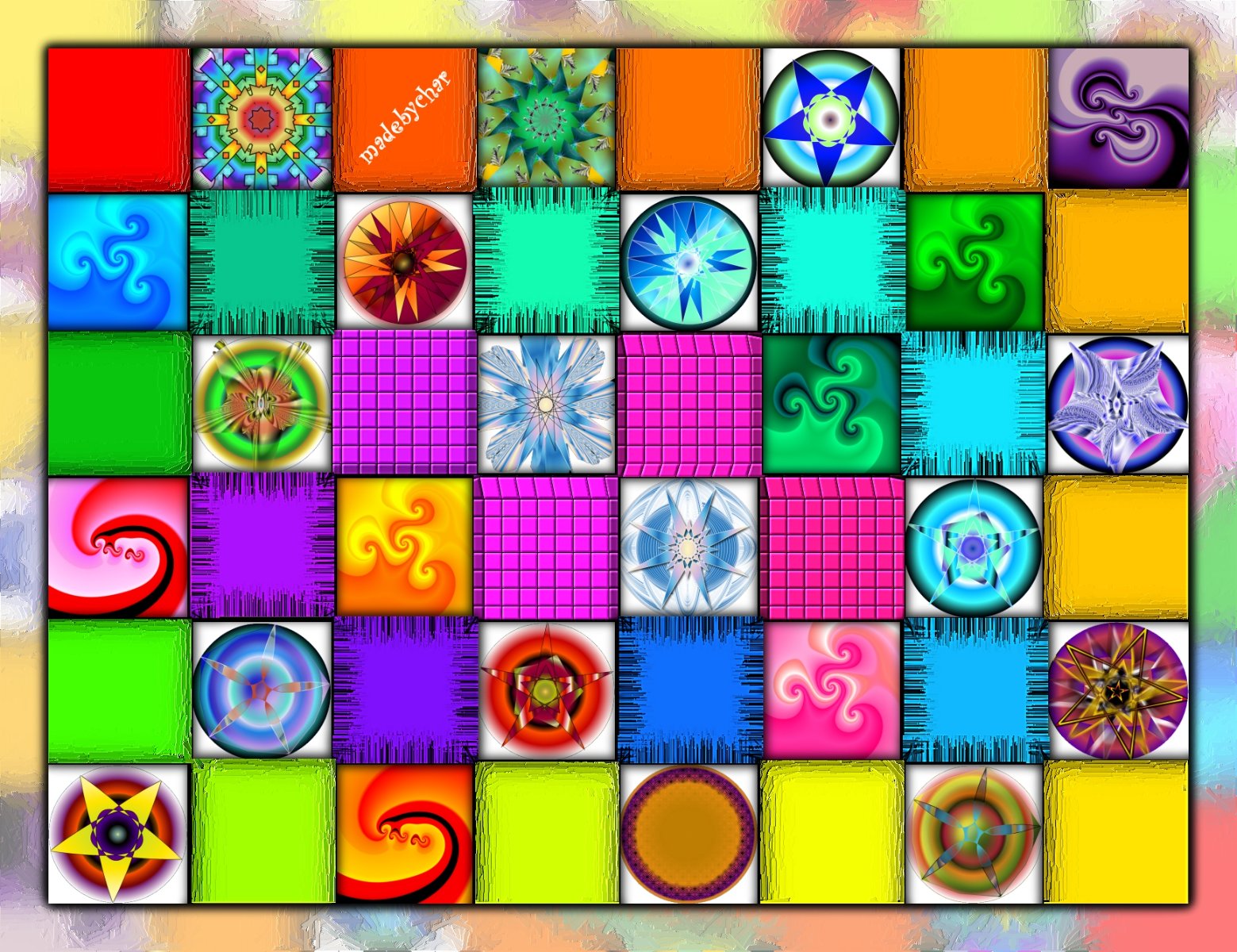 Solve Pixel Mixer Special... jigsaw puzzle online with 48 pieces