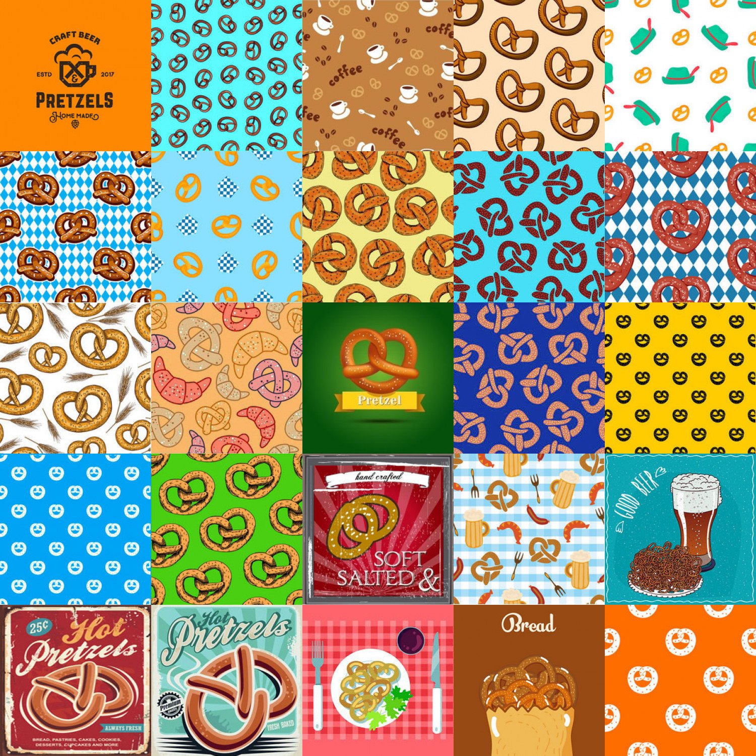 Jigsaw Puzzle | 81 pieces | Pretzels & More | Jigidi