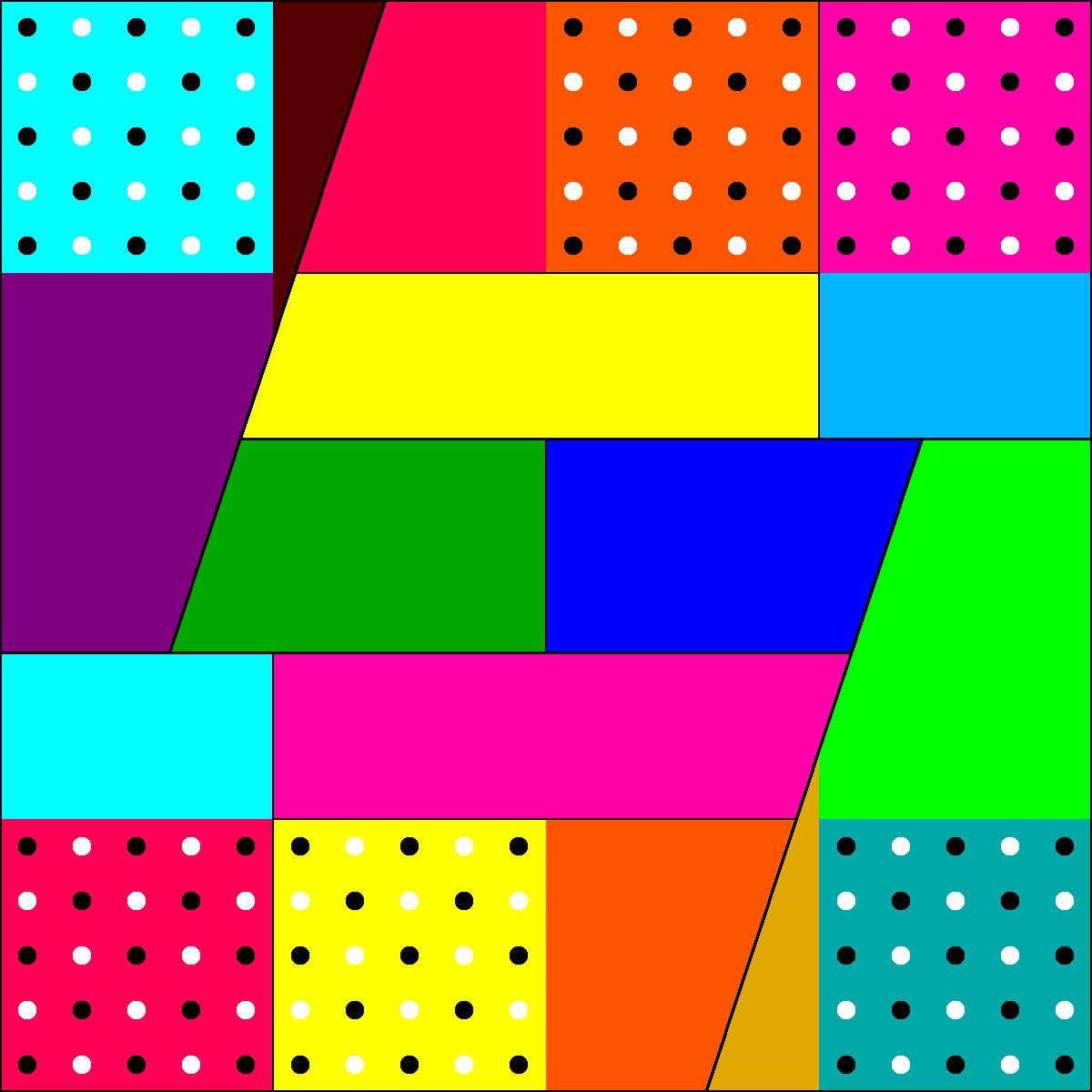 Solve new block jigsaw puzzle online with 100 pieces