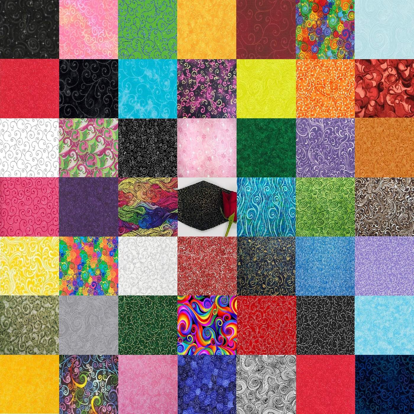 Solve Swirly Things jigsaw puzzle online with 196 pieces