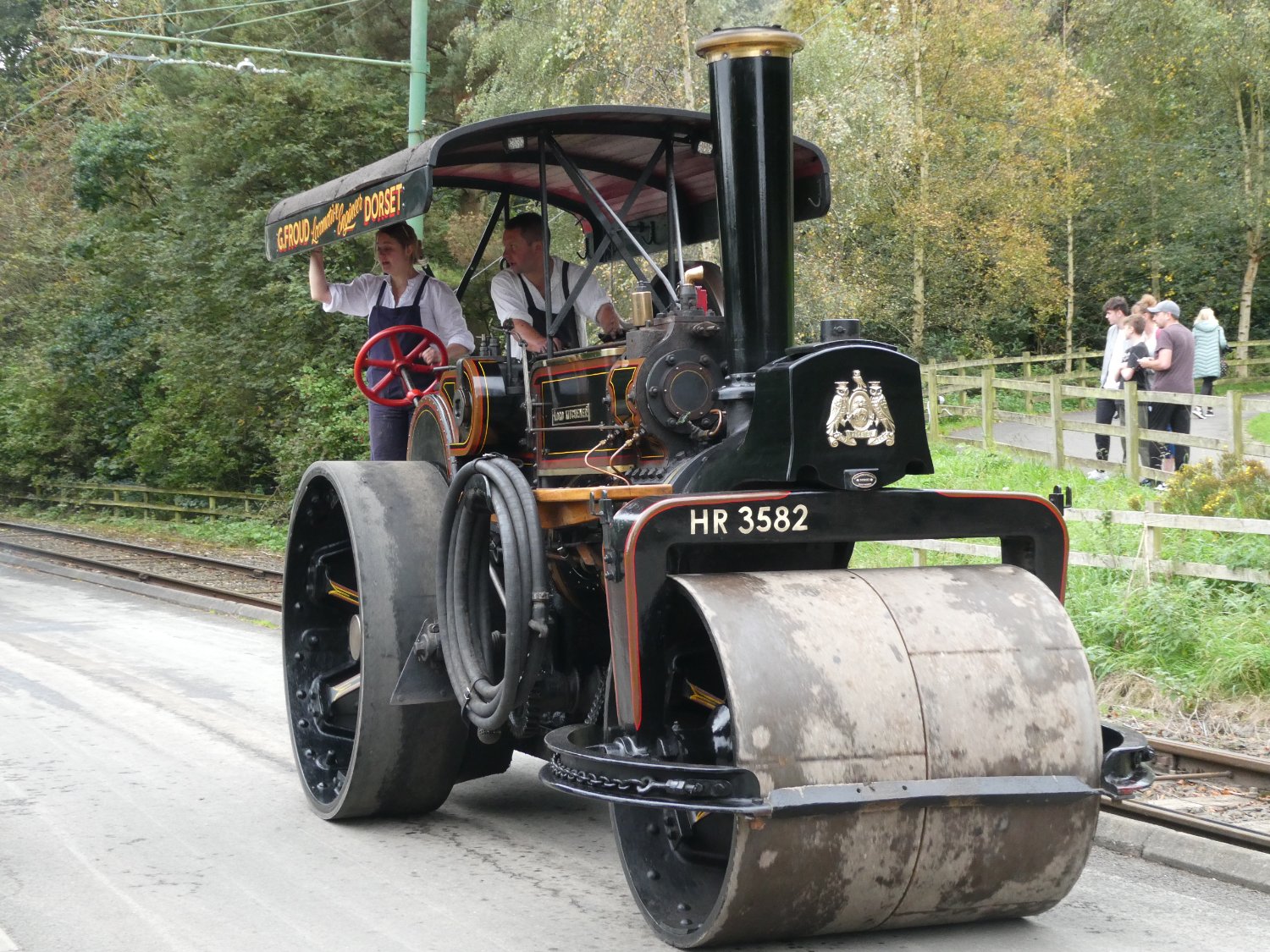 Solve Fowler Steam Roller No.9005 'Lord Kitchener' jigsaw puzzle online ...