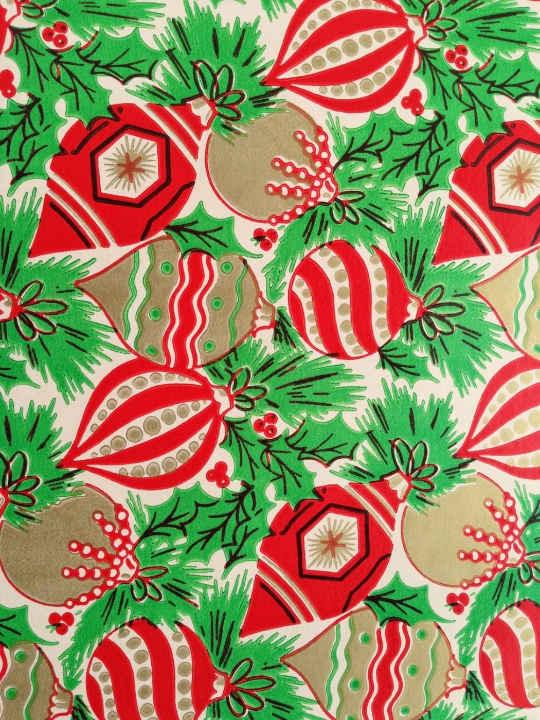 Solve Festive wrapping paper jigsaw puzzle online with 35 pieces