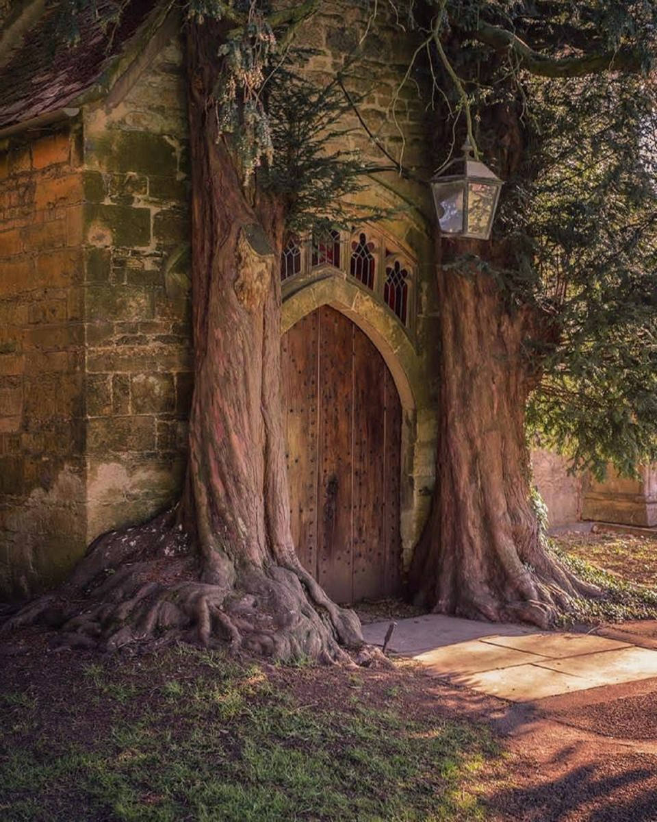 Solve medieval north door of St Edwards Church in Stow-on-the-Wold ...
