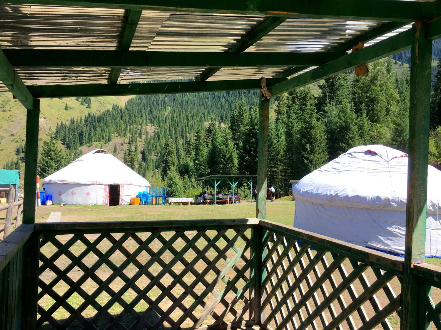 Solve Yurt camping in Kazakhstan jigsaw puzzle online with 80 pieces