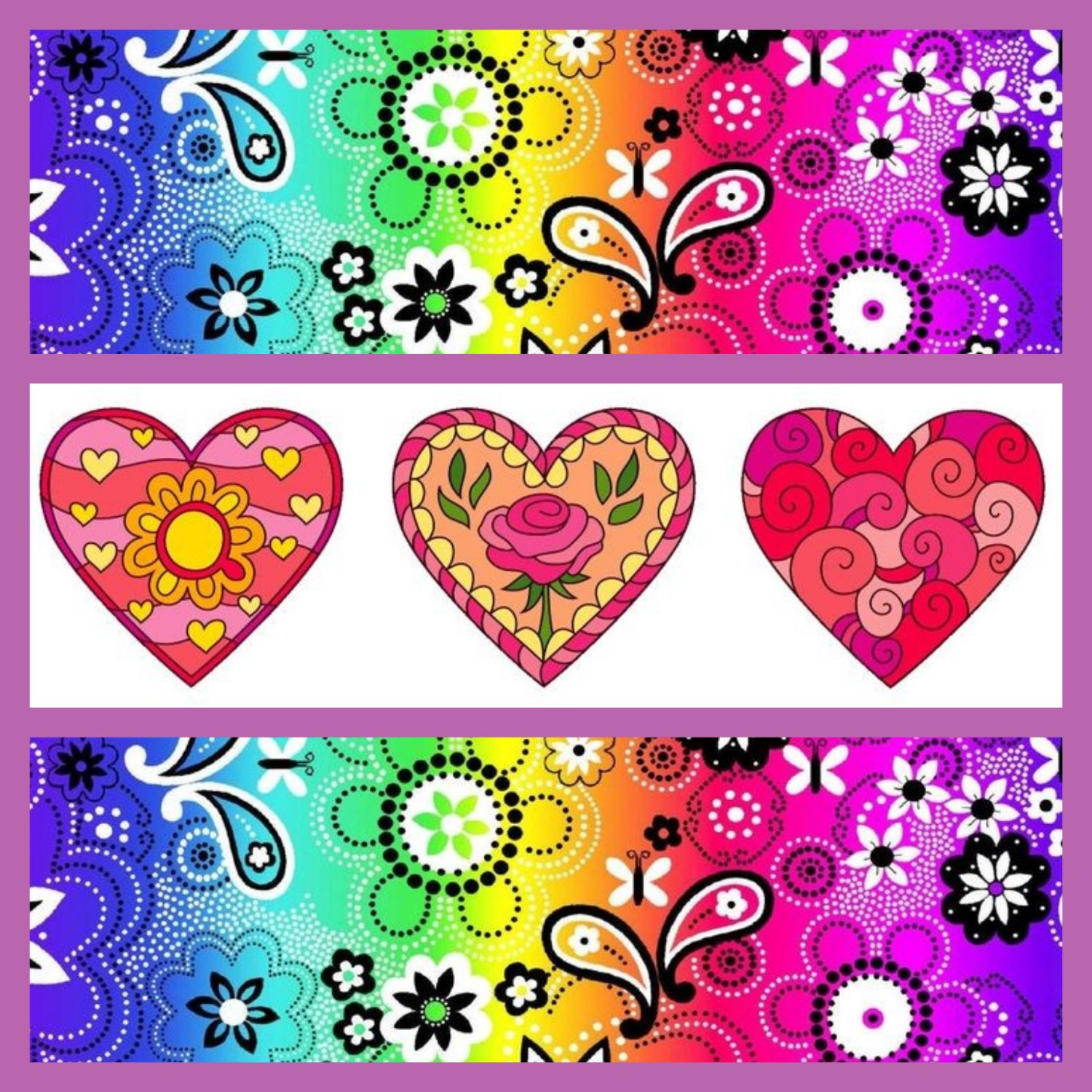 Solve A Trio of Hearts jigsaw puzzle online with 81 pieces