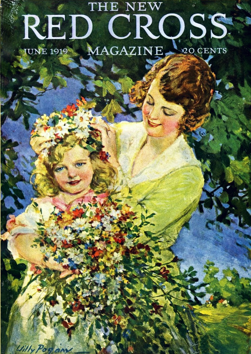 Solve The New Red Cross Magazine, June 1919, cover by William "Willy ...