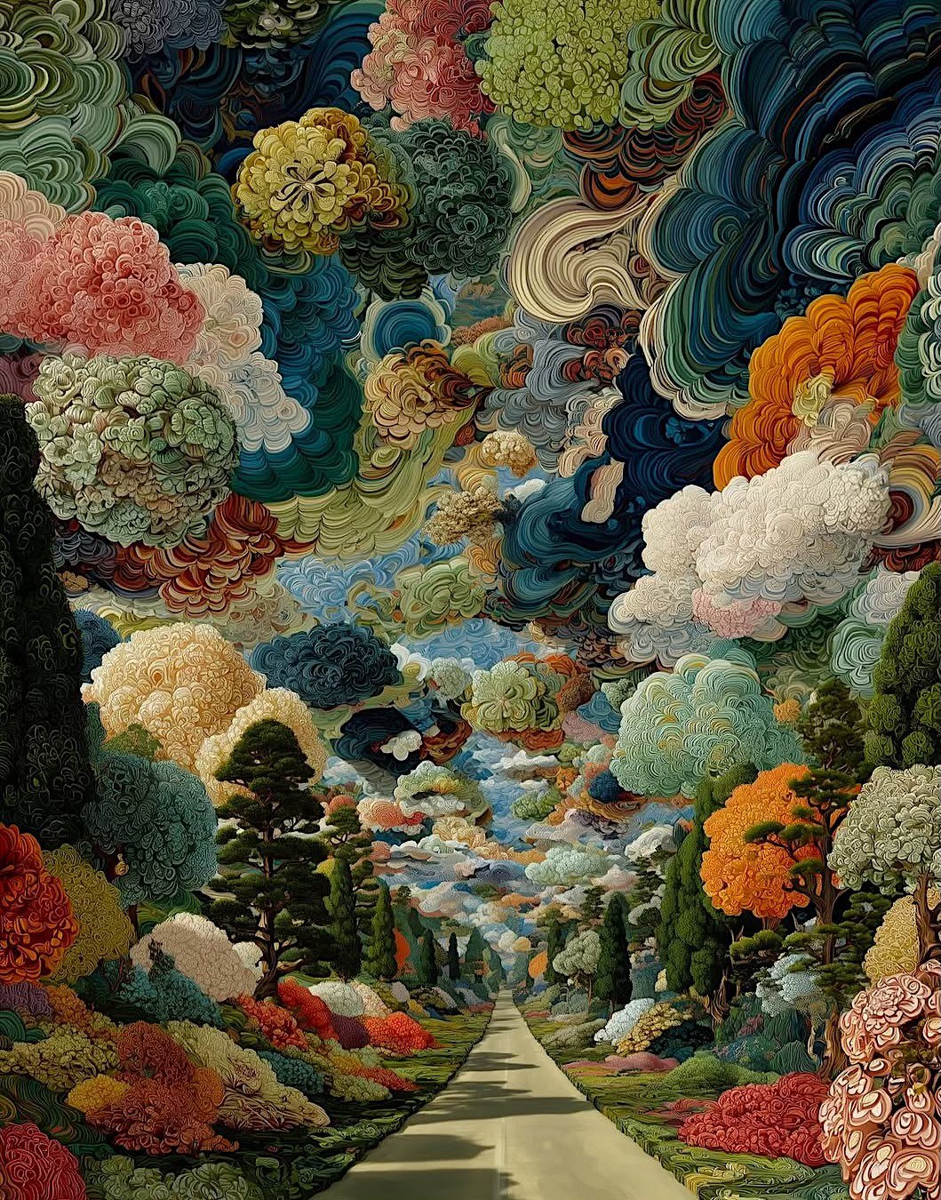 Solve Keith Tyson jigsaw puzzle online with 180 pieces