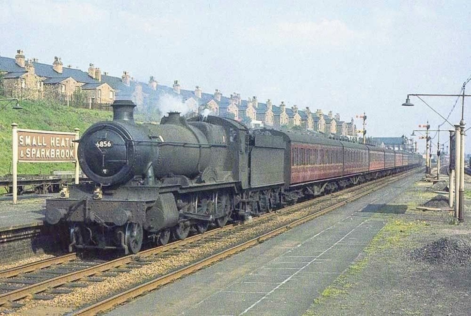 Solve GWR 6800-Grange Class 4-6-0 6856 Stowe Grange at Small Heath ...