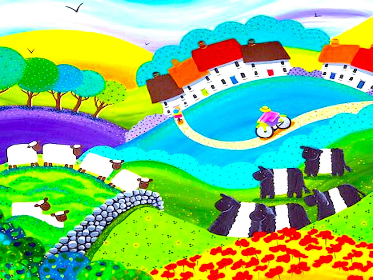 Solve Life is a Roller Coaster jigsaw puzzle online with 80 pieces