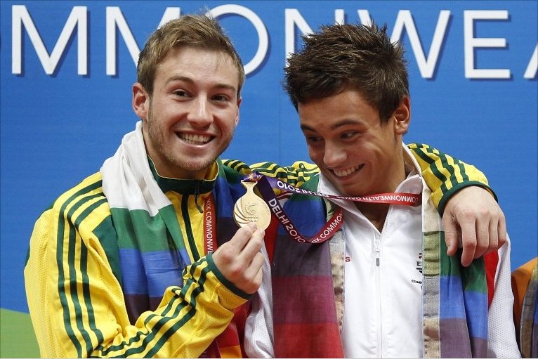 Solve Mitcham and Daley jigsaw puzzle online with 96 pieces