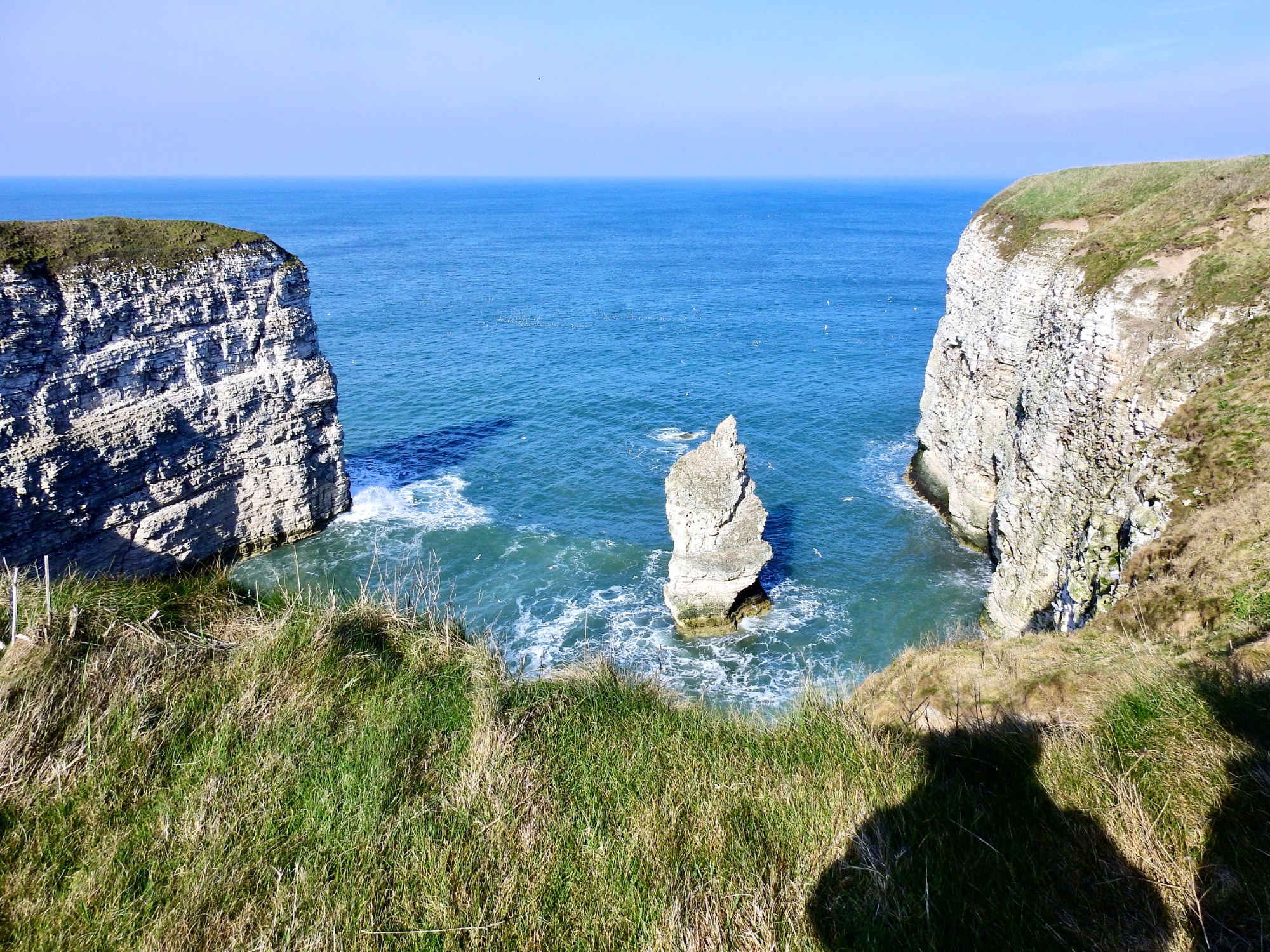 Solve Flamborough Cliffs jigsaw puzzle online with 99 pieces