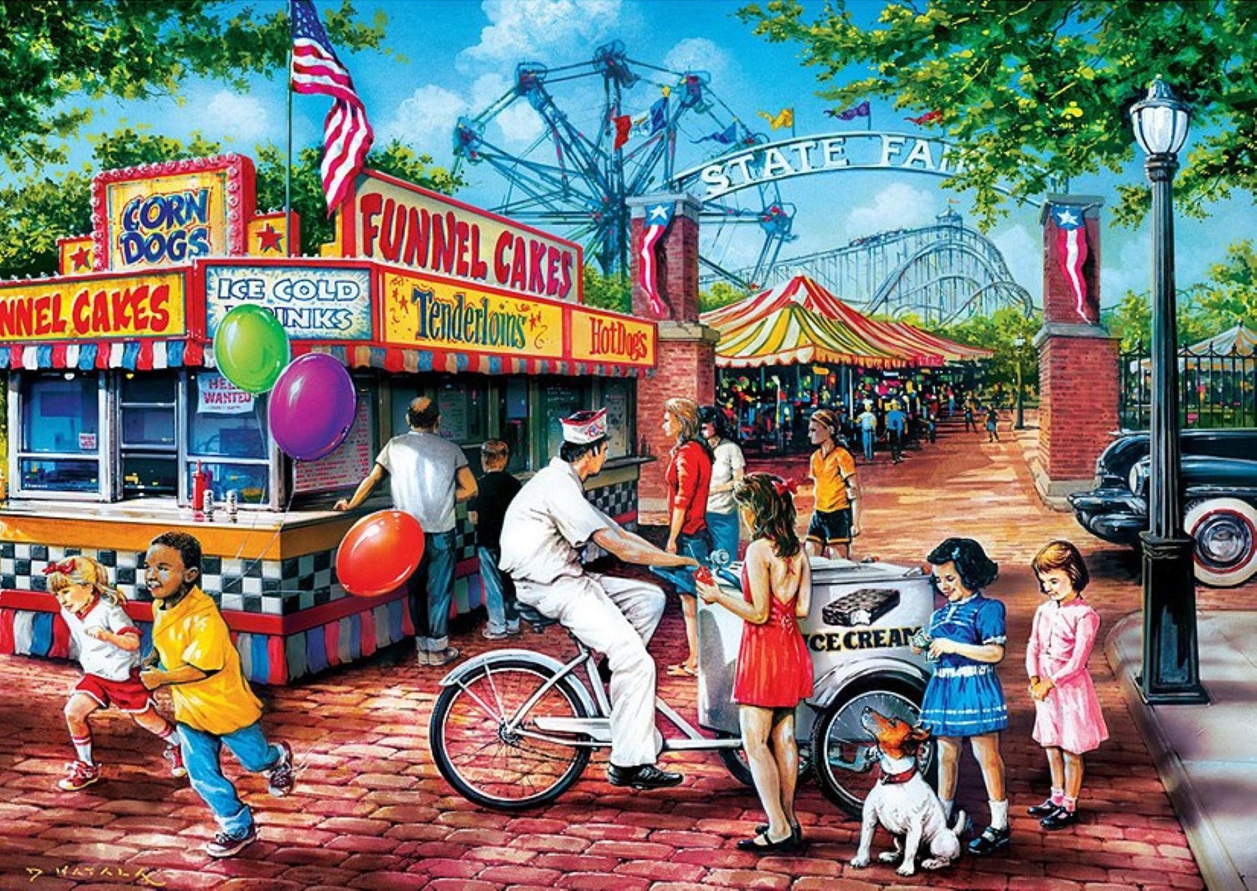 Solve The State Fair jigsaw puzzle online with 88 pieces