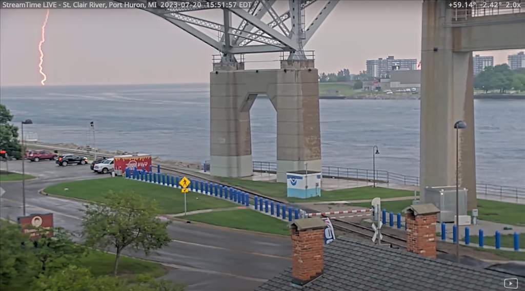 Solve Lightning Strike 07-20-23 at Port Huron 02.48 PM jigsaw puzzle ...